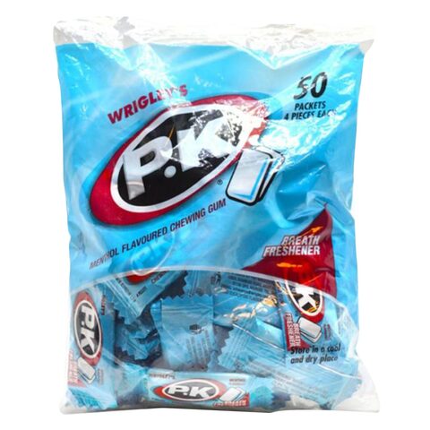 Buy Wrigley's PK Menthol Flavoured Chewing Gum 280g Online - Carrefour ...