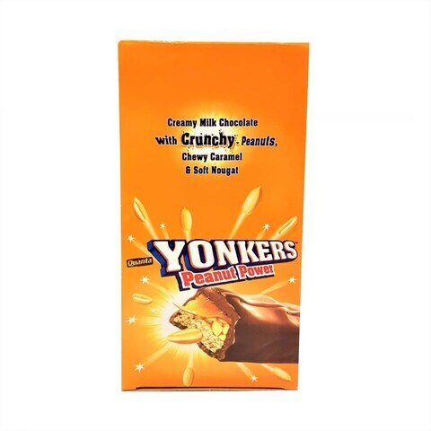 Quanta Yonkers Peanut Power Chocolate 35g x12 price in Kuwait ...