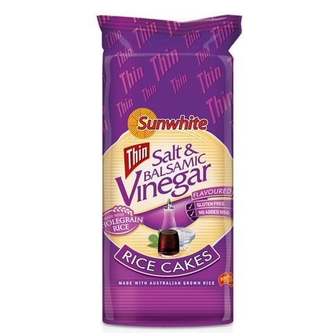 Sunwhite Thin Salt And Balsamic Vinegar Rice Cakes 195g price in UAE ...