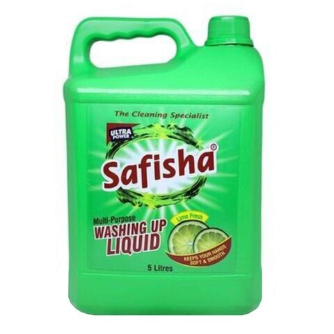 Buy Safisha Washing Liquid Lime 5L Online - Carrefour Kenya
