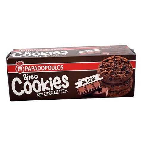 Buy Papadopoulos Bisco Cookies Cacao Chocote 180GR Online - Shop Food ...