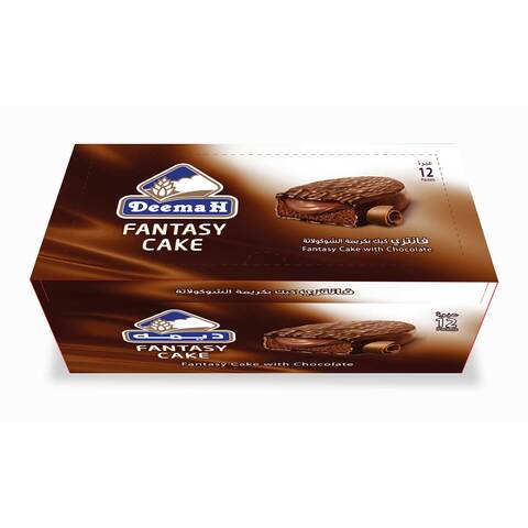 Deemah Fantasy Cake With Chocolate 40g 12 price in Saudi Arabia ...