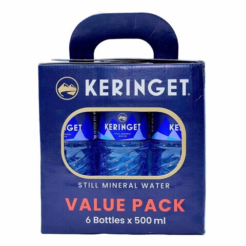 Buy Keringet Natural Mineral Water 500ml x Pack of 6 Online - Carrefour ...