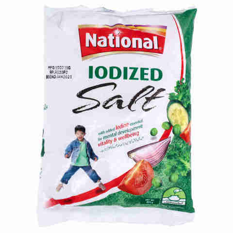 National Iodized Salt 800 gr