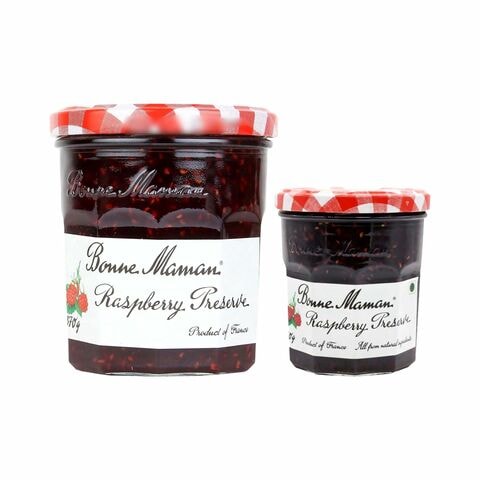 Bonne Maman Raspberry Jam 370g+80g price in UAE | Carrefour UAE ...