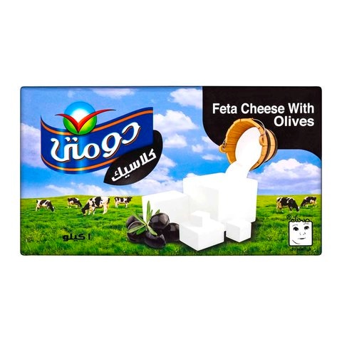 Domty Feta Cheese with Olive - 1Kg price in Egypt | Carrefour Egypt ...