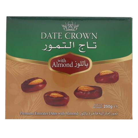 Date Crown Dates with Almonds 250g price in UAE | Carrefour UAE ...