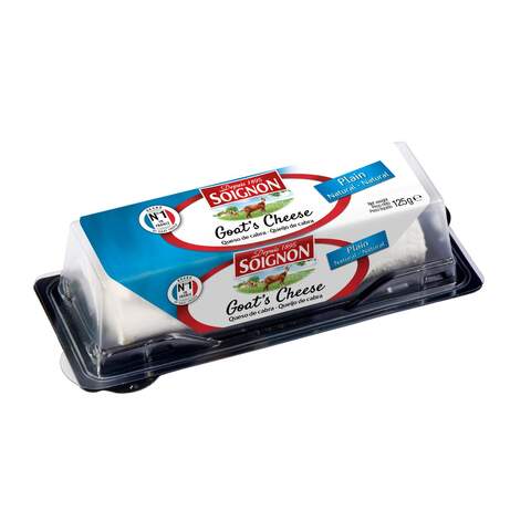 Soignon Plain Goat Cheese 125g price in UAE | Carrefour UAE ...