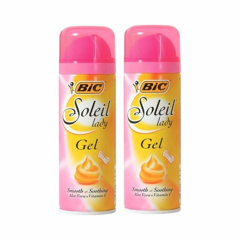 Bic Soleil Pink Shaving Gel 150ml Pack of 2 price in UAE | Carrefour ...