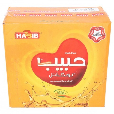 Buy Habib Cooking Oil Double Refined 1 Litre x 5 Online | Carrefour ...