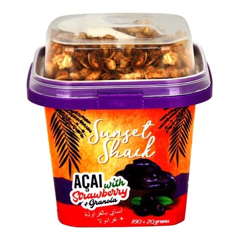 Sunset Shack Acai With Strawberry And Granola 200g price in UAE ...
