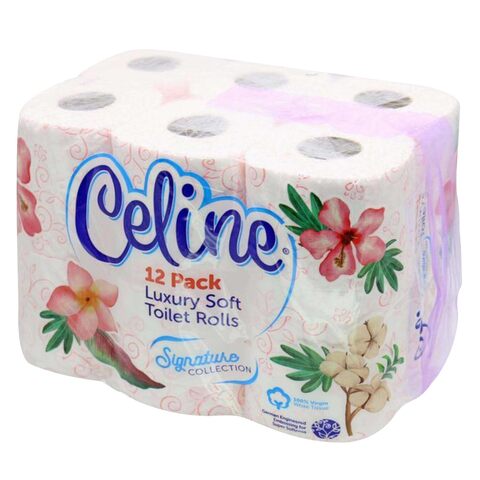 Buy Celine Signature Toilet Tissue Roll 12 Pack Online - Carrefour Kenya