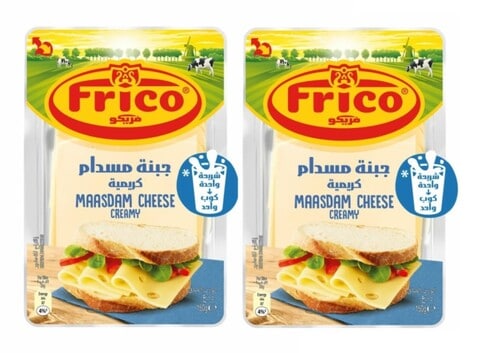 Frico Maasdam Slice Cheese 150G X 2 price in Kuwait | Carrefour Kuwait ...