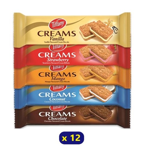 Tiffany Assorted Cream Biscuits 90g x Pack of 12 price in Kuwait ...