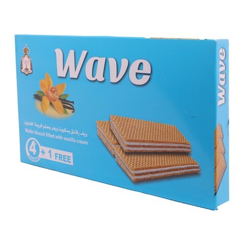 Wave Cocoa Wafer Biscuit Filled with Vanilla - 5 Count price in Egypt ...