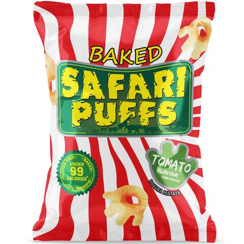 Buy Tropical Heat Snacks Safari Puffs Tomato 20G Online - Carrefour Kenya