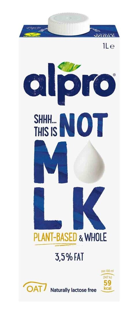 Alpro Not Milk Whole 1L price in UAE | Carrefour UAE | supermarket kanbkam