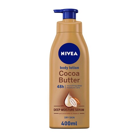 NIVEA Body Lotion Dry Skin Cocoa Butter Vitamin E 400ml price in Saudi ...