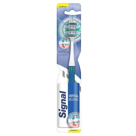 Signal Vertical Expert Toothbrush Medium Multicolour price in UAE ...
