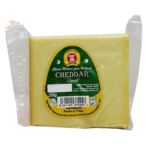Buy Happy Cow Cheese Cheddar 250G Online - Carrefour Kenya
