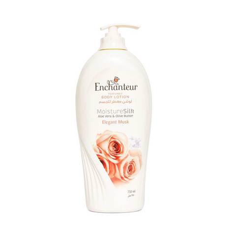 Enchanteur Body Lotion Moisture Silk Elegant Musk 750ml price in Saudi ...
