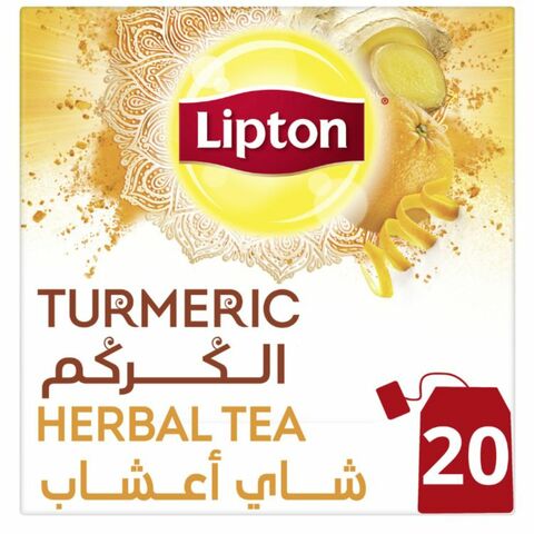 Lipton Terrific Tumeric Herbal Tea 20 Tea Bags price in Saudi Arabia ...