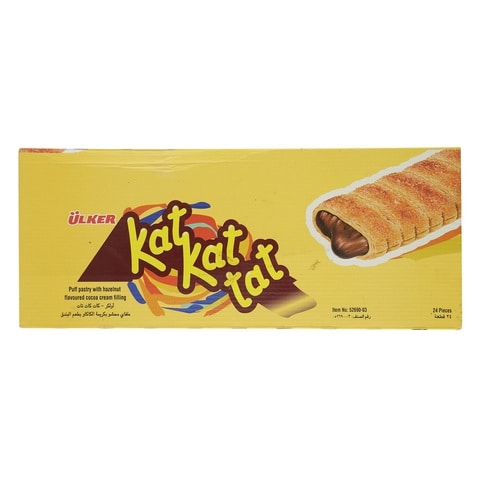 Ulker Kat kat tat Puff Pastry 32g Pack of 24 price in UAE | Carrefour ...