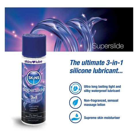 Buy Skins Super Slide Silicone Based Lubricant 130ml Online - Carrefour Kenya