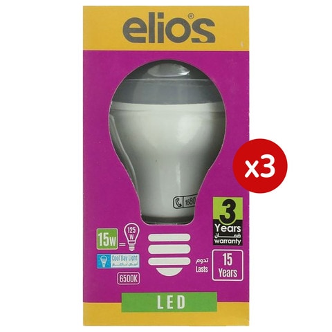 Elios LED Bulb Milky - 15 Watt - 3 Bulbs - Warm Light Online ...