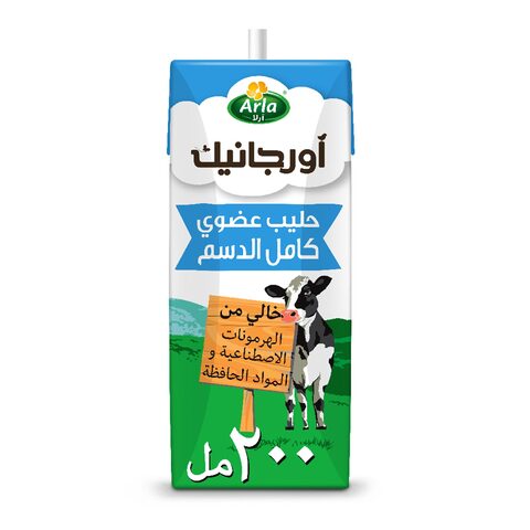 Arla Organic Full Fat Milk Long Life 200 Ml price in Saudi Arabia ...