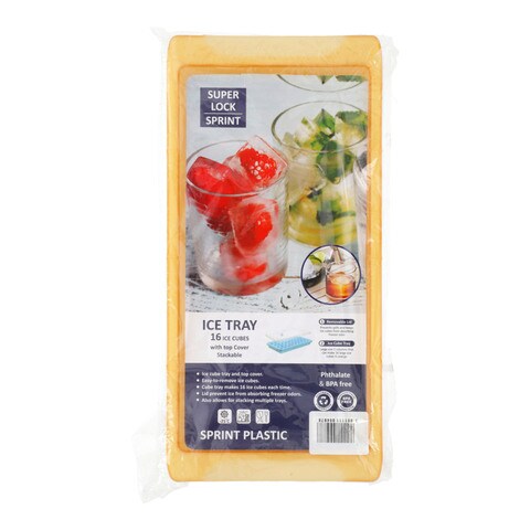 Super Lock Sprint Ice Tray 16 Ice Cubes