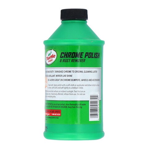 Buy Turtle Wax Chrome Polish & Rust Remover 355ml Online | Carrefour ...