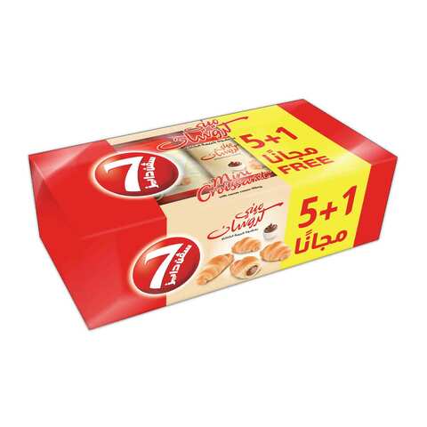 7days Mini Croissant Choco 44g 5+1 price in Saudi Arabia | Carrefour ...