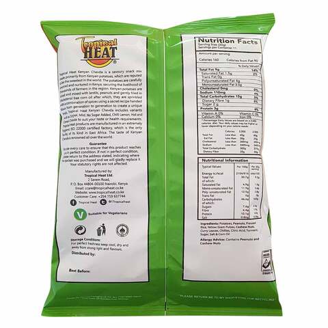 Buy Tropical Heat Chilli Lemon Chevda 150g Online - Carrefour Kenya