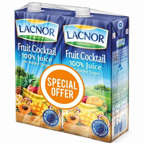 Lacnor Fruit Cocktail Nectar 1L Pack of 2 price in UAE | Carrefour UAE ...