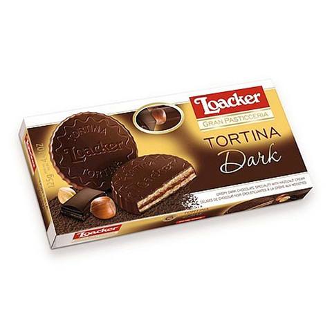 Loacker Biscuit Tortina Dark Chocolate 125g price in Saudi Arabia ...