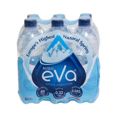 Acqua Eva Pure Mineral Water 500 ml X 6 Pieces price in Kuwait ...