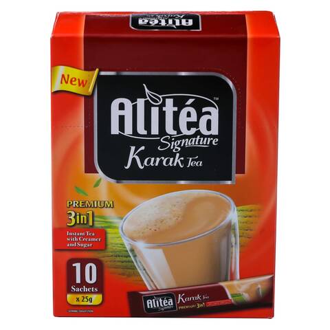 Alitea Signature Karak Tea 25g x Pack of 10 price in Kuwait | Carrefour ...