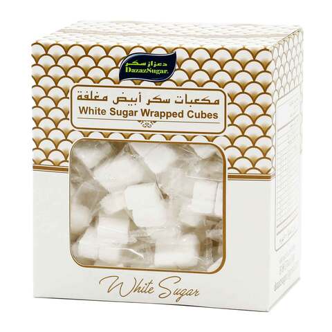 Dazaz White Sugar Cubes Wrapped 500g price in Saudi Arabia | Carrefour ...