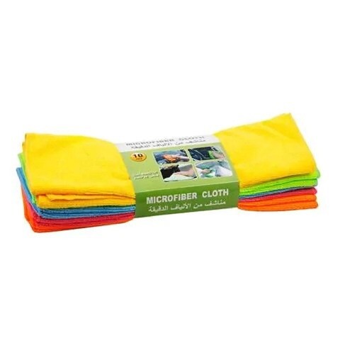 Buy Microfiber Cloth 10 count Online - Shop Home & Garden on Carrefour UAE