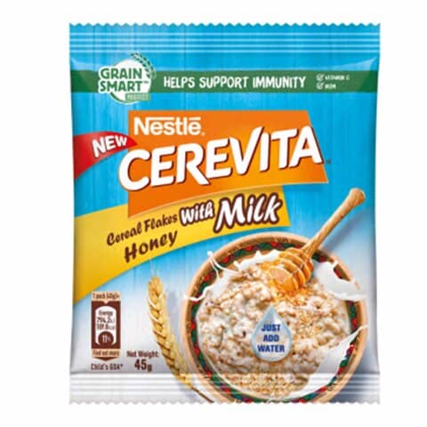 Buy Nestle Cerevita Cereal Flakes With Milk 45g Online - Carrefour Kenya