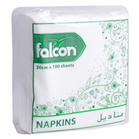Falcon Napkin White 30cm Pack of 100 price in UAE | Carrefour UAE ...