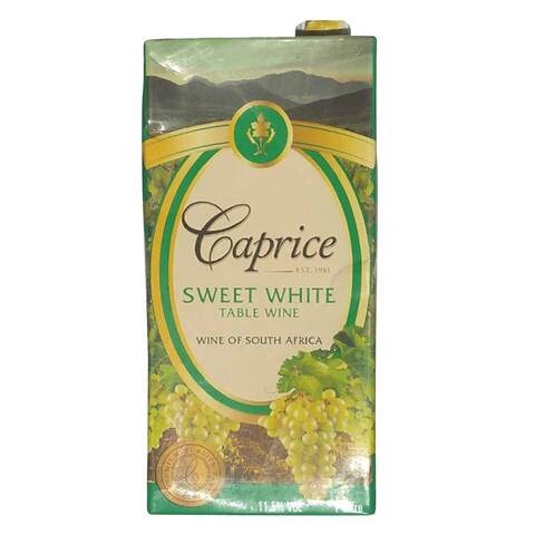 Buy Caprice Sweet White Table Wine 1L Online - Carrefour Kenya