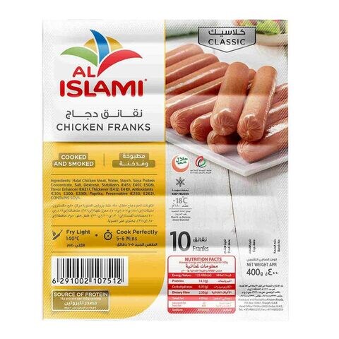Al Islami 10 Chicken Franks 400g price in UAE | Carrefour UAE ...