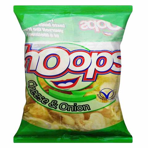 Buy Hoops Cheese And Onion Crisps Potato Chips 200g Online - Carrefour ...
