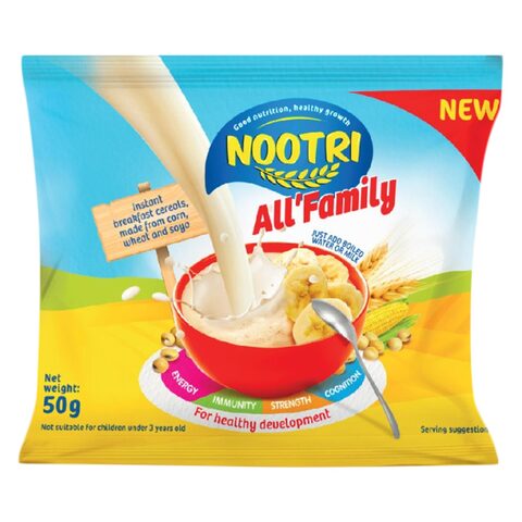 Buy Nootri All Family Instant Infant Cereals 6-36 Months 50g Online ...