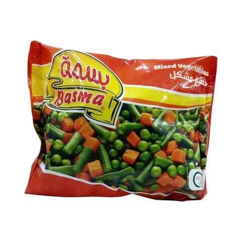 BASMA FROZEN MIXED VEGETABLES 400G price in Kuwait | Carrefour Kuwait ...