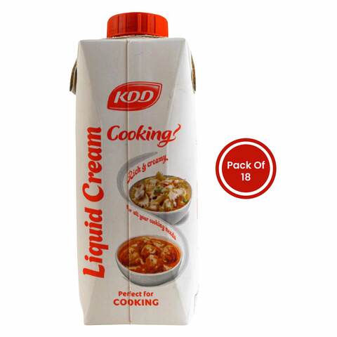 KDD Liquid Cooking Cream 250ml x Pack of 18 price in Kuwait | Carrefour ...