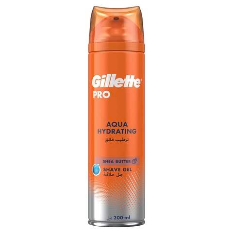 Gillette Pro Aqua Hydrating Shea Butter Shave Gel Blue 200ml price in ...