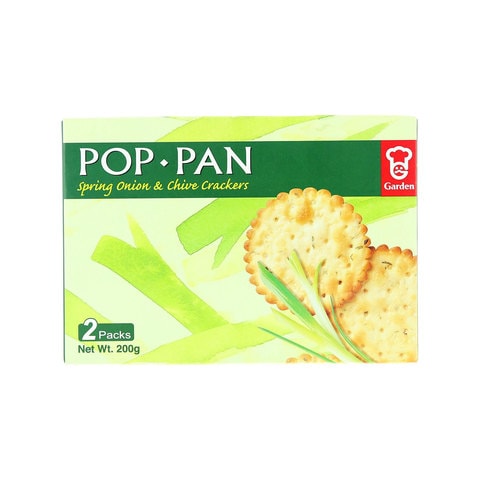 Garden Pop Pan Spring Onion And Chive Crackers 200g price in UAE ...